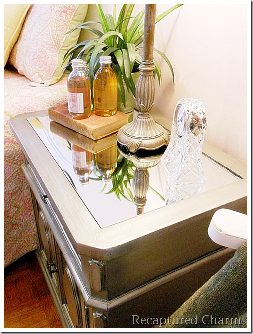 Recaptured Charm: Night Stands in Metallic of course!